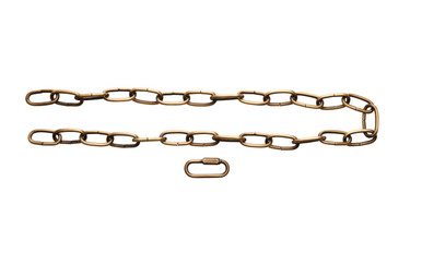 Accessory Chain in Natural Brass