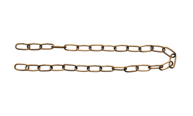 Accessory Chain in Brushed Natural Brass
