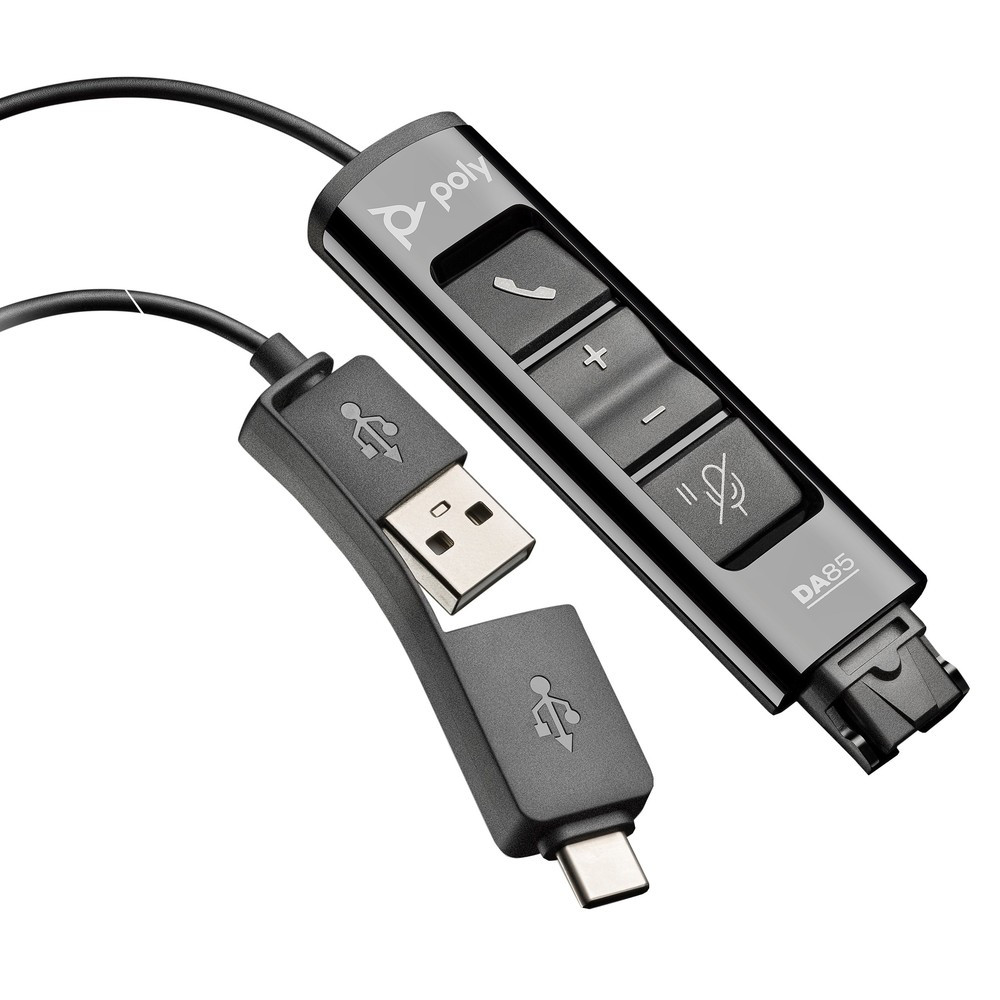 Poly Plantronics Singapore | Poly Plantronics DA85 USB-A, USB-C to ...