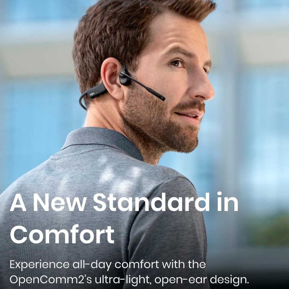 Shokz Singapore | Shokz Headsets | Shokz OpenComm2 | Shokz OpenComm2 ...