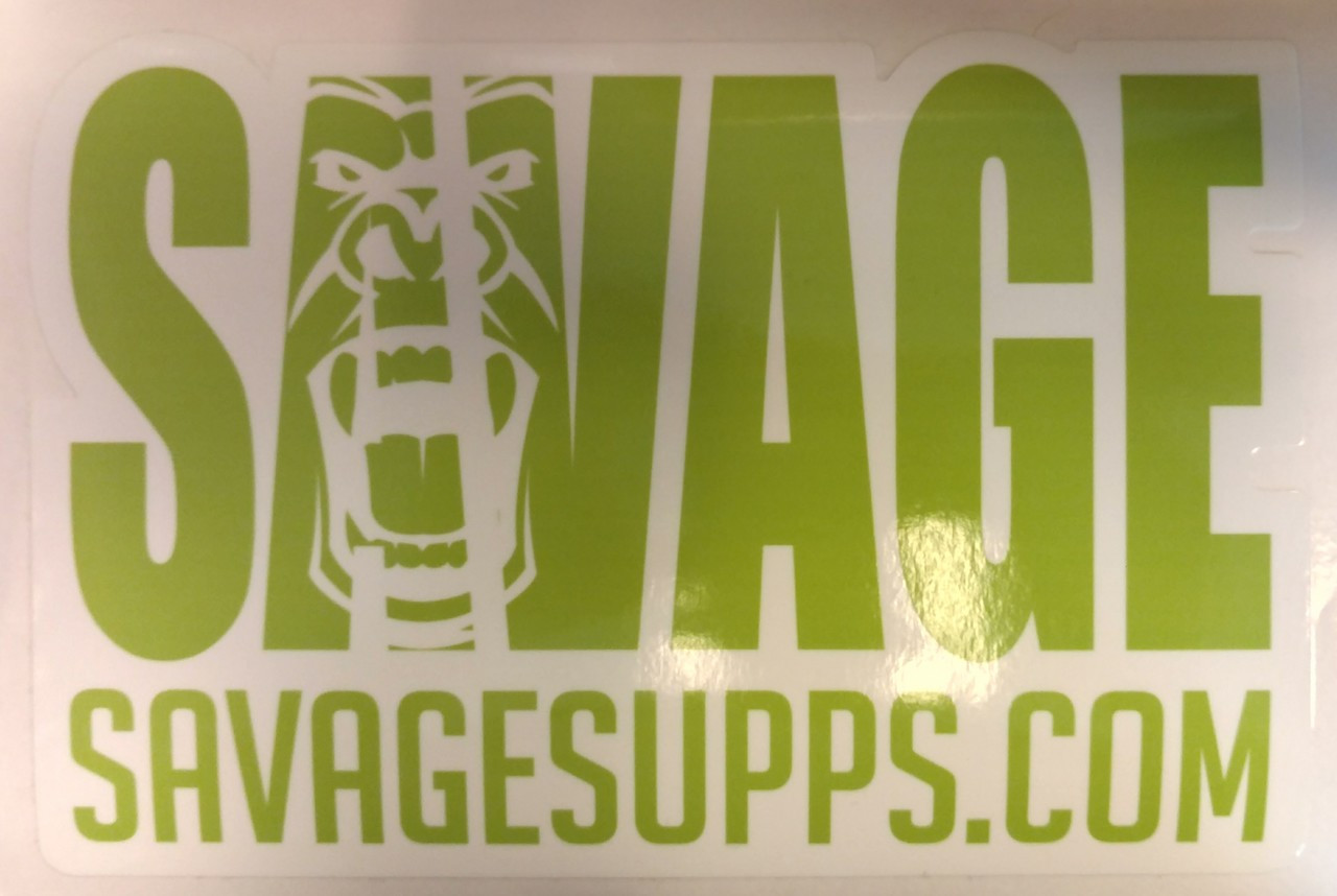 SAVAGE STICKER 10X7