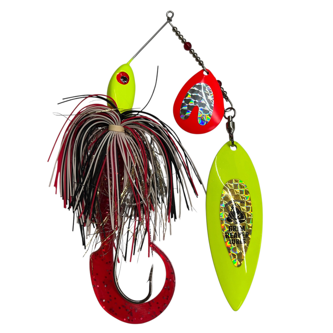 Premium USA-Made Spinnerbait | Boss Cat | Grim Reaper Lures