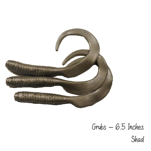 6.5 Inch Grubs - Trailer