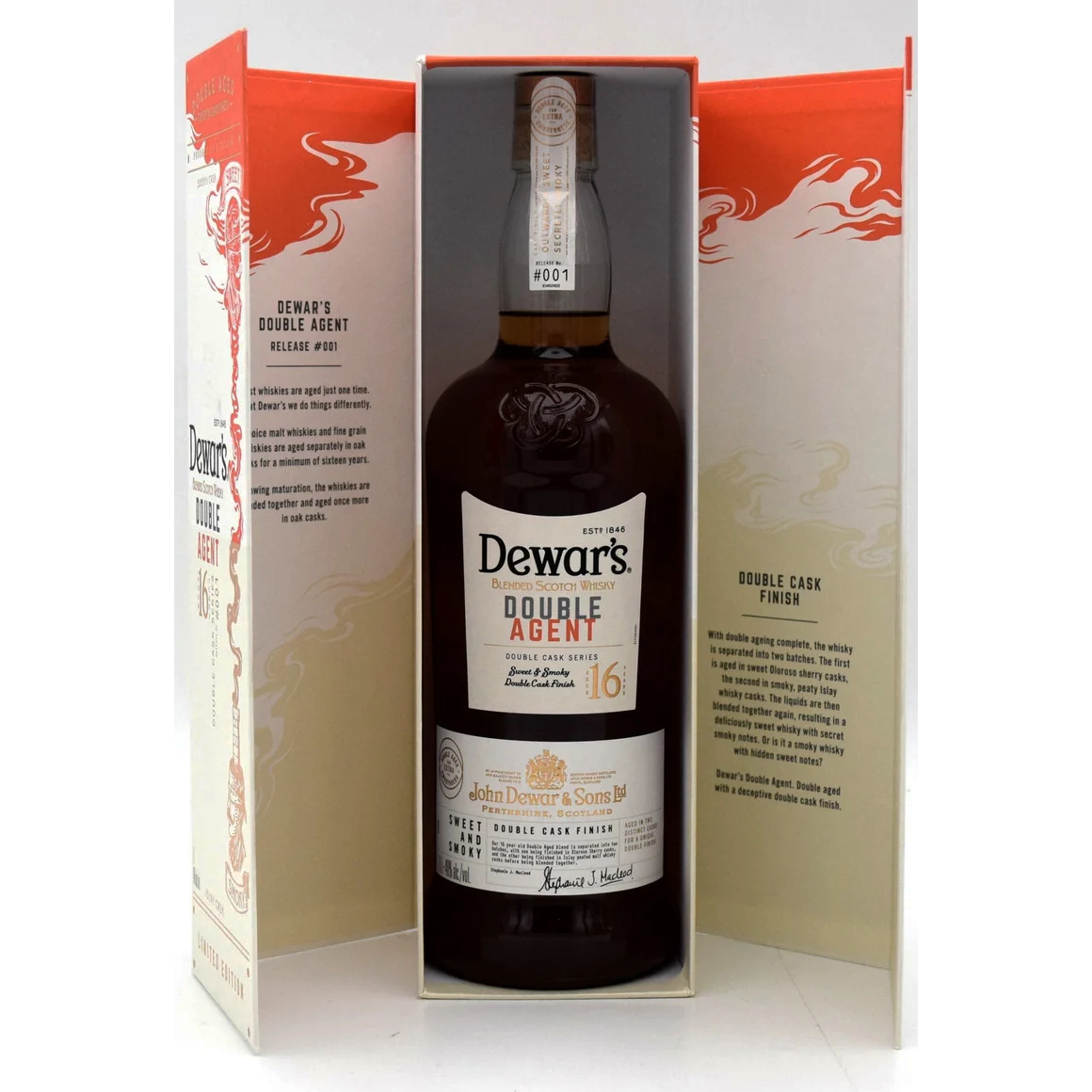 Dewar's Double Agent Blended Scotch Whisky 16 Year Old [1000ml]