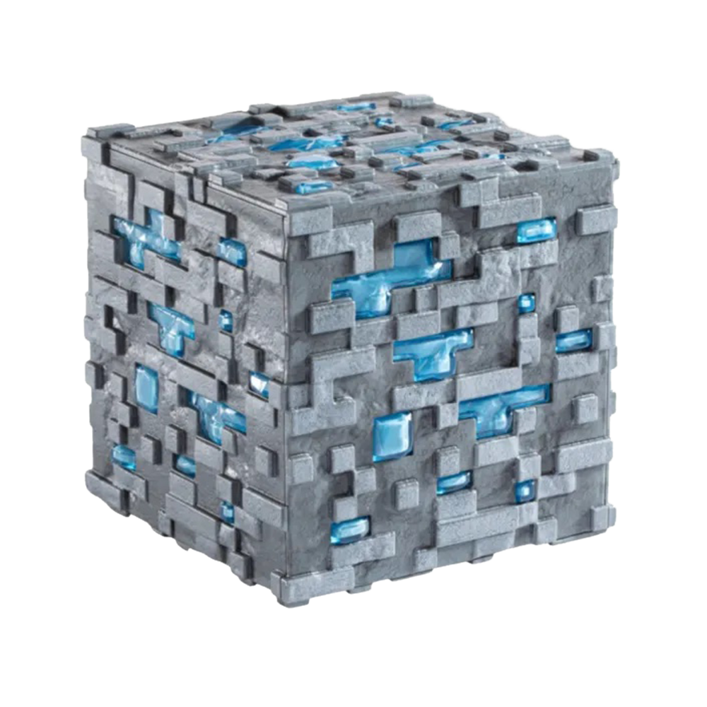 Minecraft Illuminating Diamond Ore Cube - Heroes