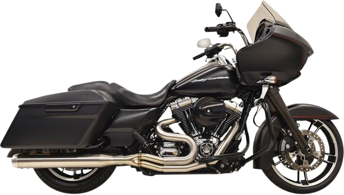 Bassani Xhaust® Stainless Steel Straight Can Road Rage III 2:1 Exhaust ...