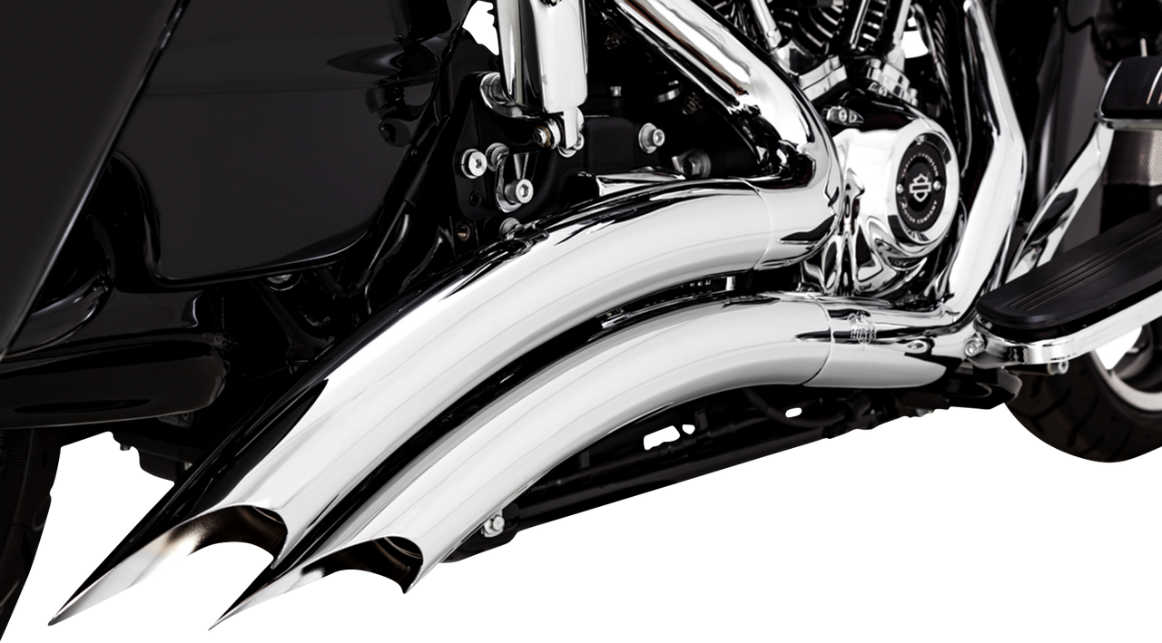 VANCE & HINES Big Radius Exhaust System - Chrome 26373 - Billet Proof ...