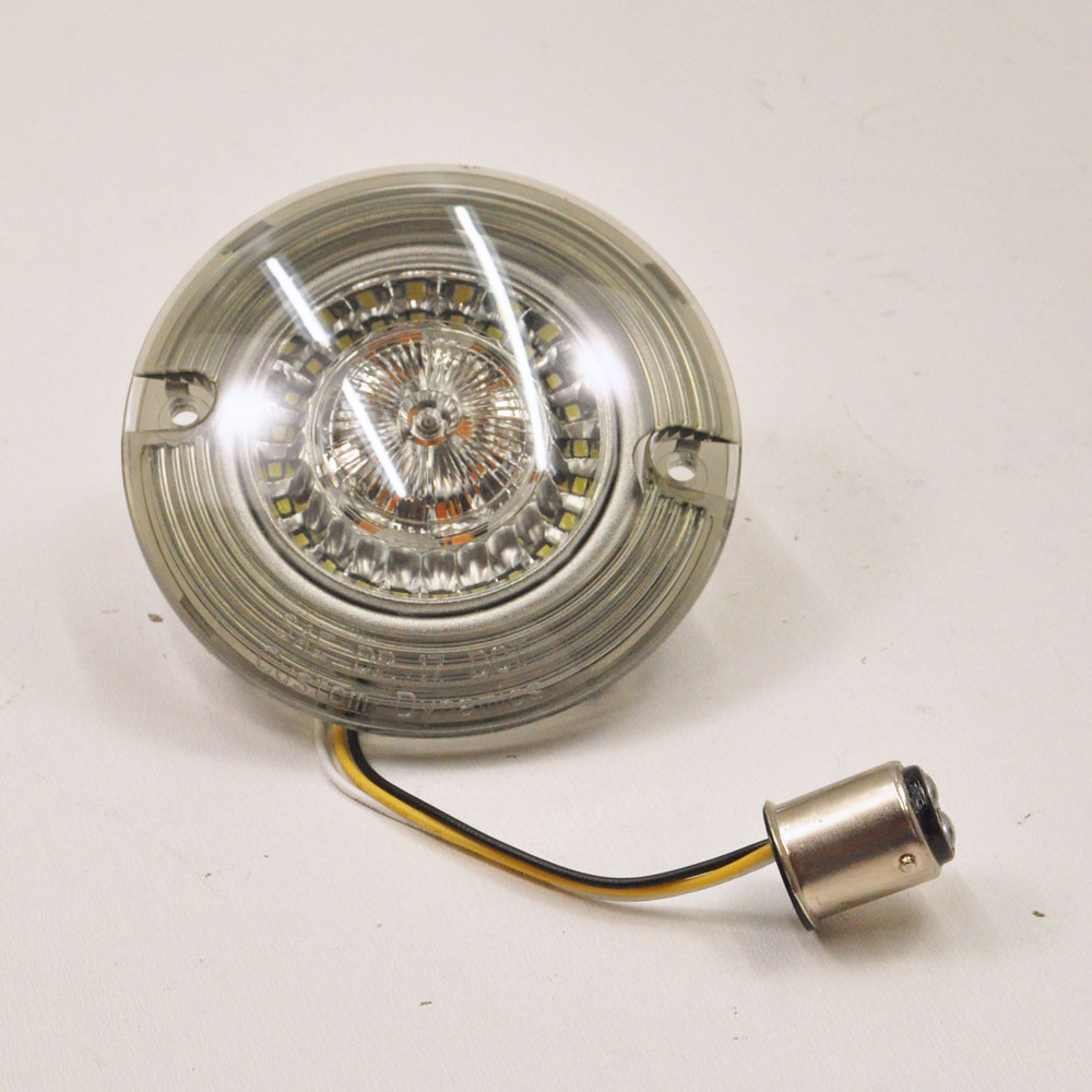 Custom Dynamics® ProBEAM Dynamic RINGZ™ Front Flat Amber/White LED Turn ...