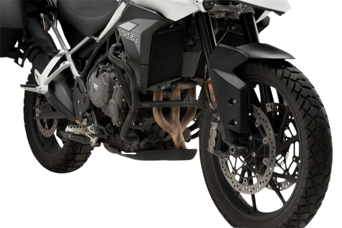 PUIG HI-TECH PARTS Engine Guards - Black 20384N - Billet Proof Designs