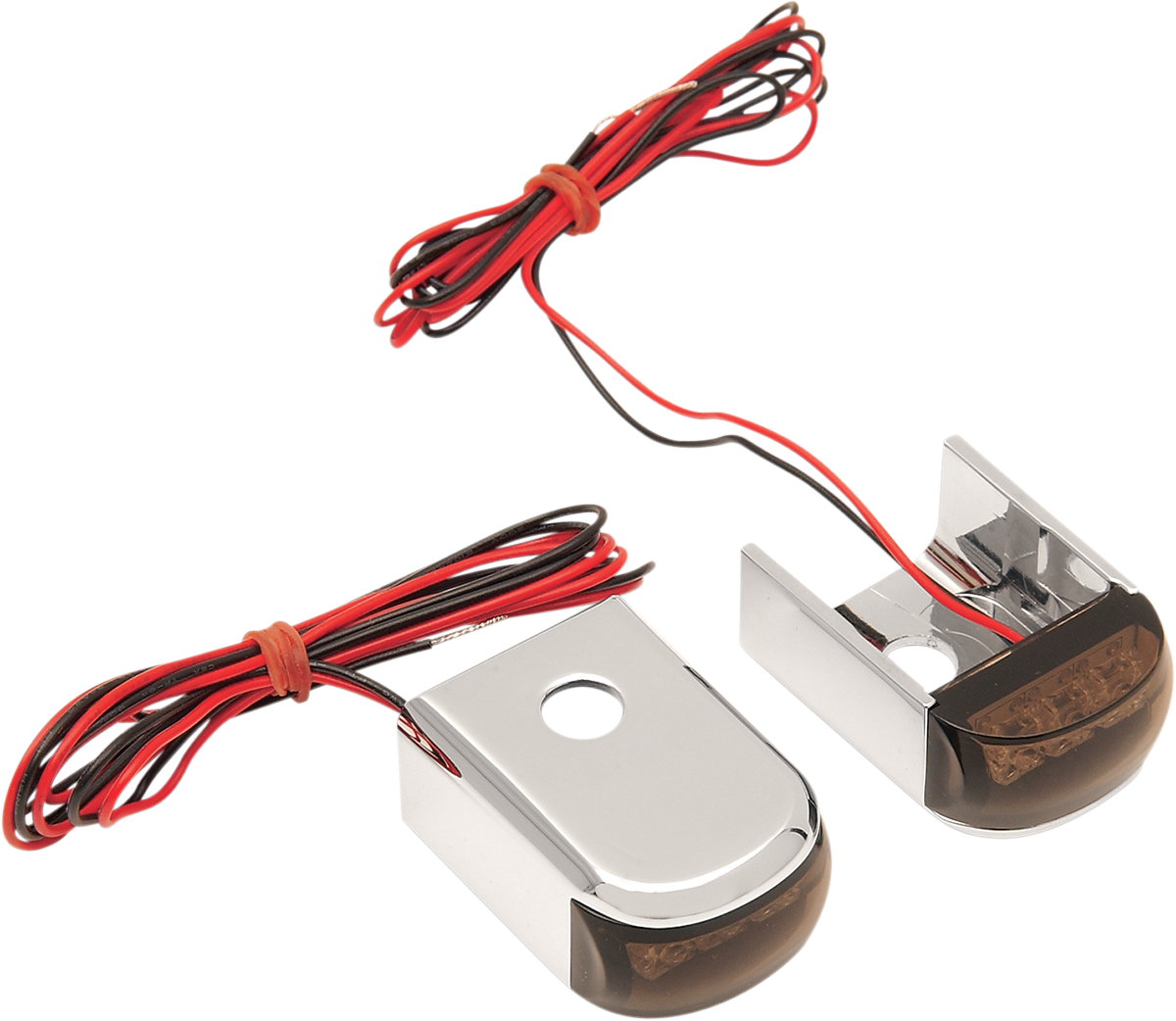 ALLOY ART LED Strut Light - Red/Smoke Dyna DSL-2 - Billet Proof Designs