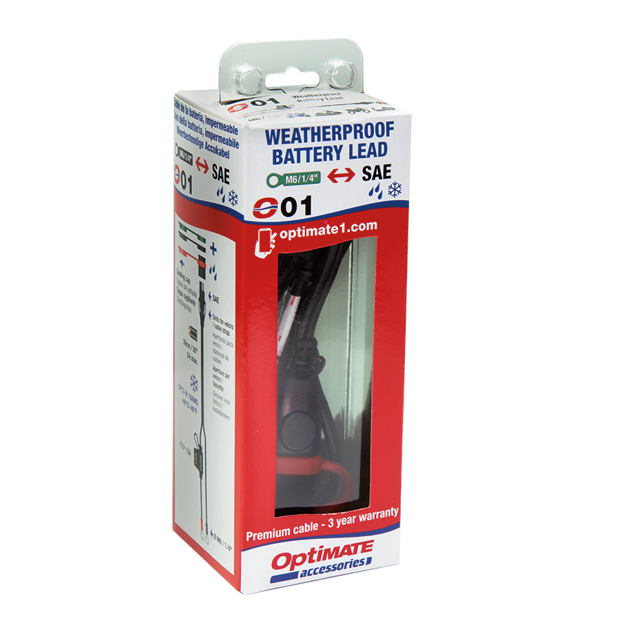 Optimate® TM-01 Weatherproof Battery Lead - Premium quick connect ...