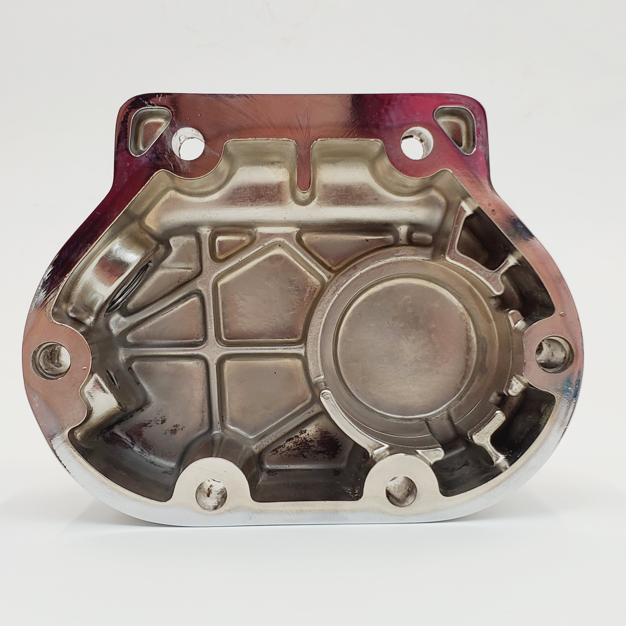 Chrome SMOOTH Transmission Cover for 1987-2006 Harley Electra Glide ...