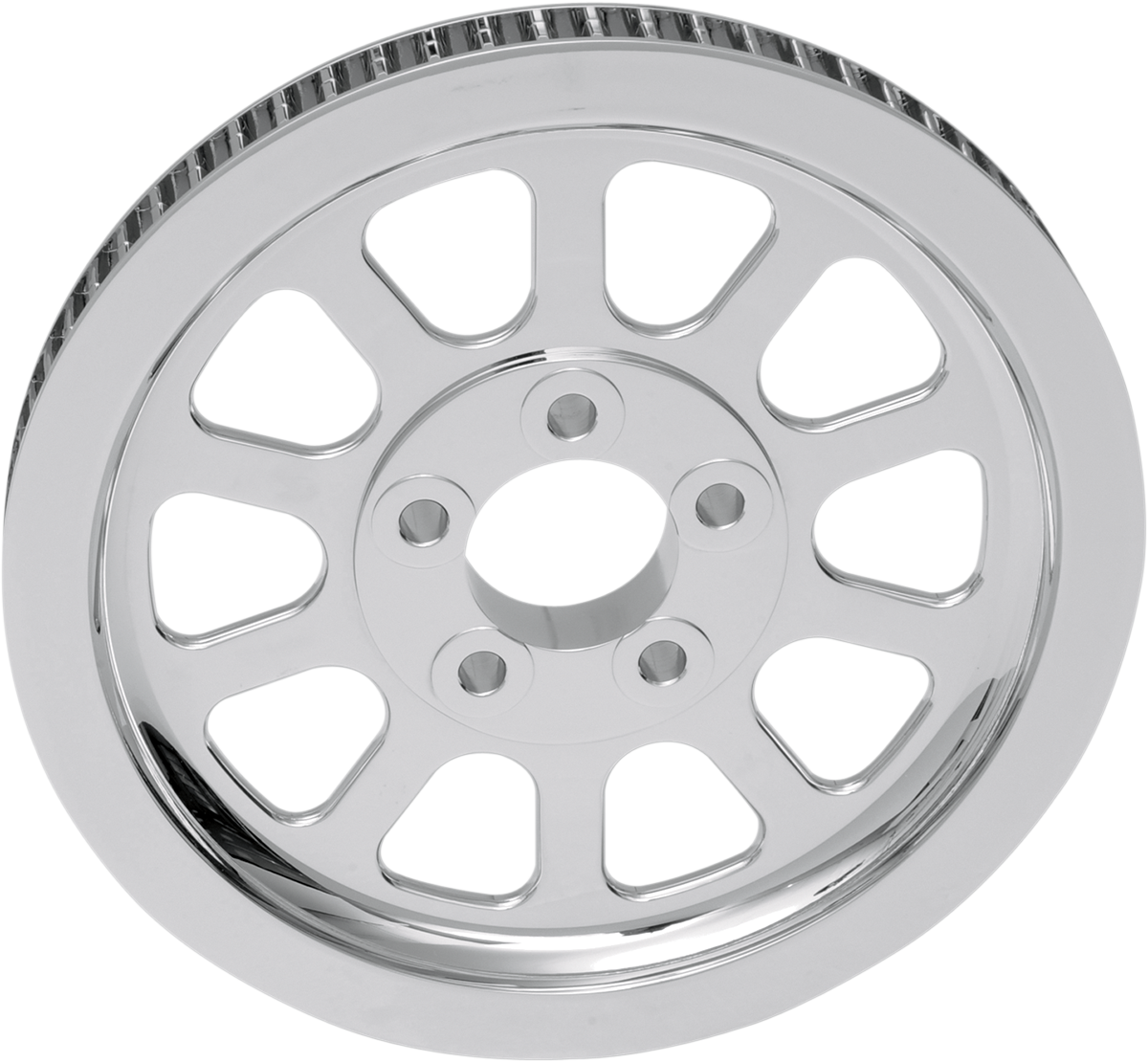 DRAG SPECIALTIES Chrome Rear Pulley - 66 Tooth 191311 - Billet Proof ...