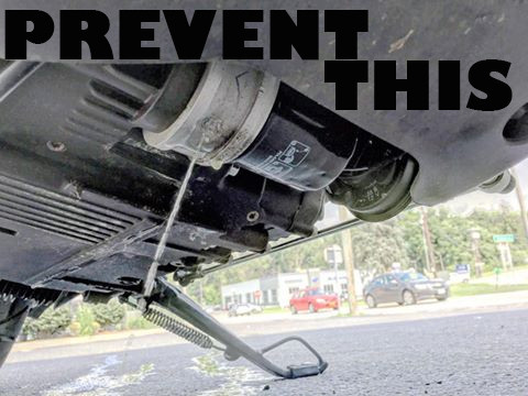 Aeromach® Aluminum Skid Plate / Debris Shield in Black CI-1900-B ...