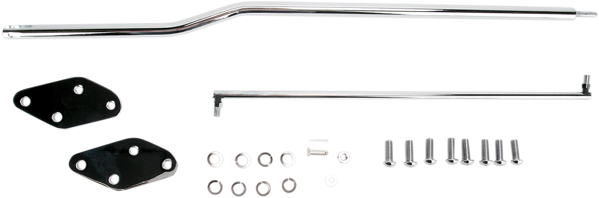 DRAG SPECIALTIES Forward Control Extension - FXD - +2 - Chrome 056270 ...