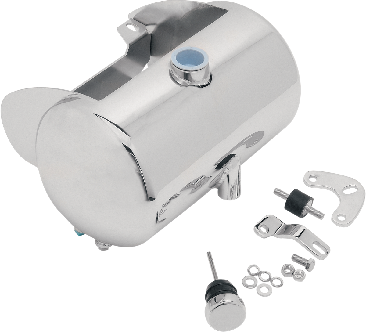 DRAG SPECIALTIES Domed Center Fill Oil Tank 241306 - Billet Proof Designs
