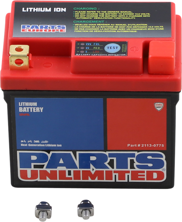 PARTS UNLIMITED Li-Ion Battery - HJTZ7S-FPP HJTZS-FPP - Billet Proof ...