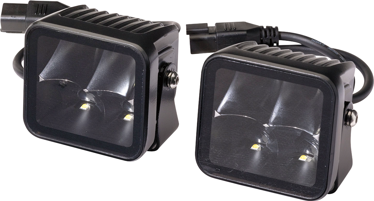 Moose Utility Led Cube Light 3 Black Mse Blpkit Billet Proof Designs