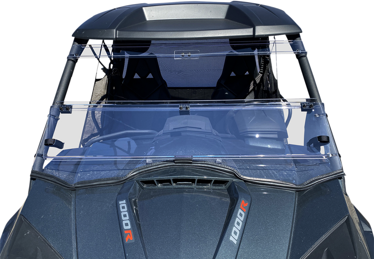 Moose Utility Full Folding Windshield Deluxe Commander V000269