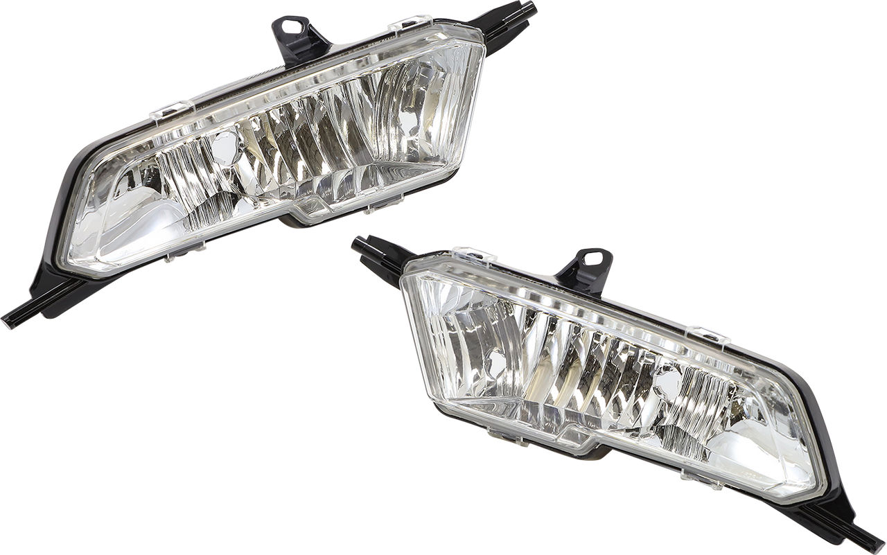 Moose Utility Headlight Halogen Polaris 100 3453 Pu Billet Proof
