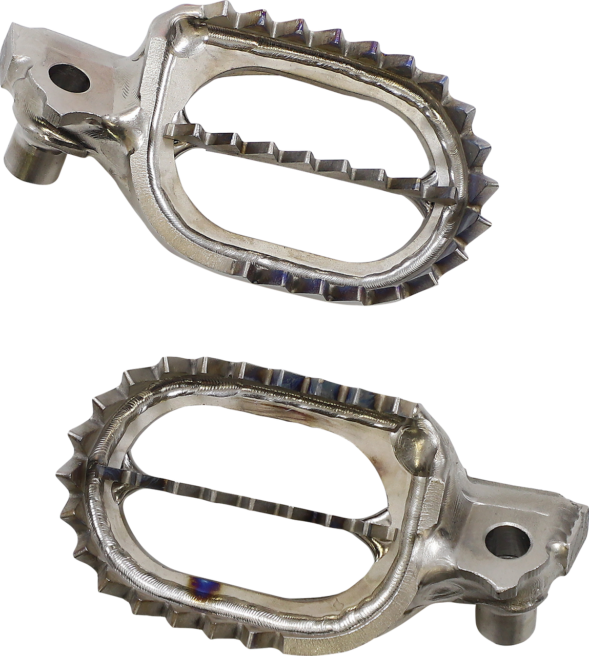 MOOSE RACING Titanium Footpegs - Yamaha 50610-SPTF-00Y - Billet Proof ...