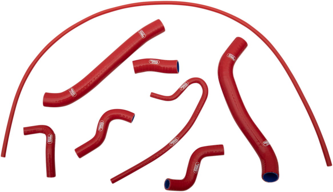 MOOSE RACING Radiator Hose Kit - Red - Honda HON120-RD - Billet Proof ...