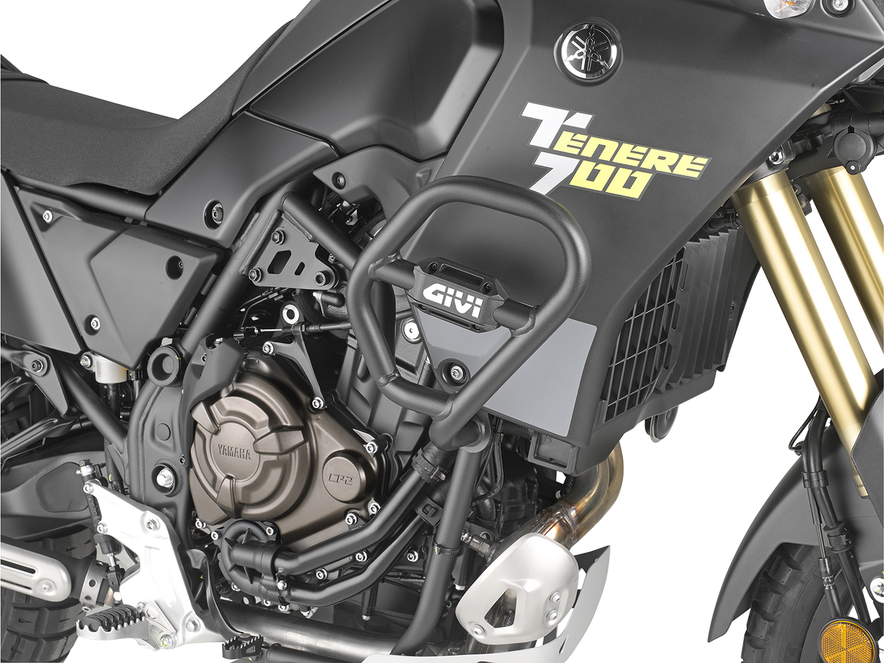 GIVI Engine Guards, Black - 2021-2025 Yamaha Tenere 700 T7 - TN2158
