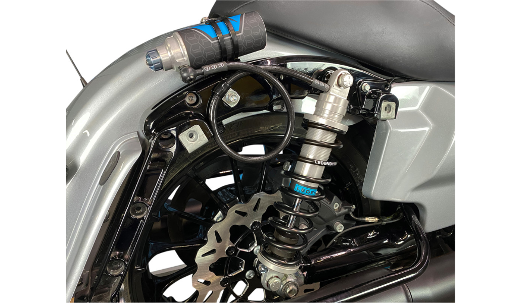 Legend Suspension® 13" Revo Arc Remote Reservoir Adjustable Rear Shocks ...