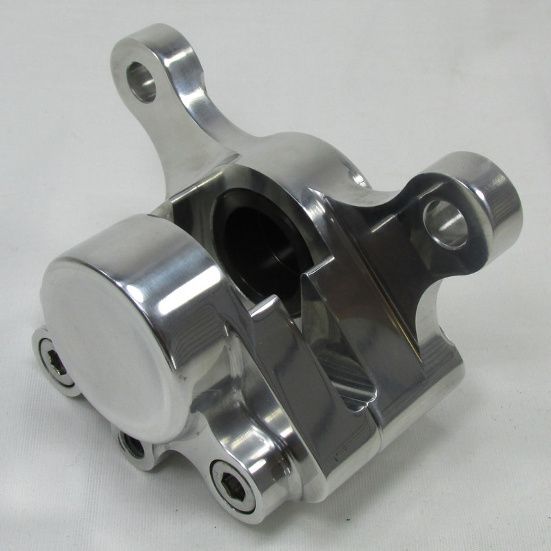 2-Piston Billet Aluminum Brake Caliper with Pads - Vintage Design ...