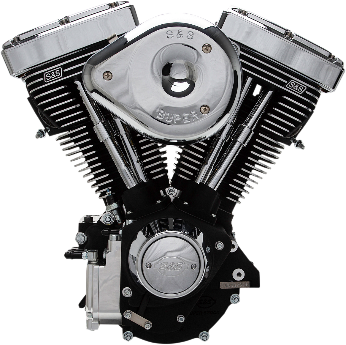 S&S Cycle® Black V96R Complete Assembled Engine for 1984-1999 Harley ...