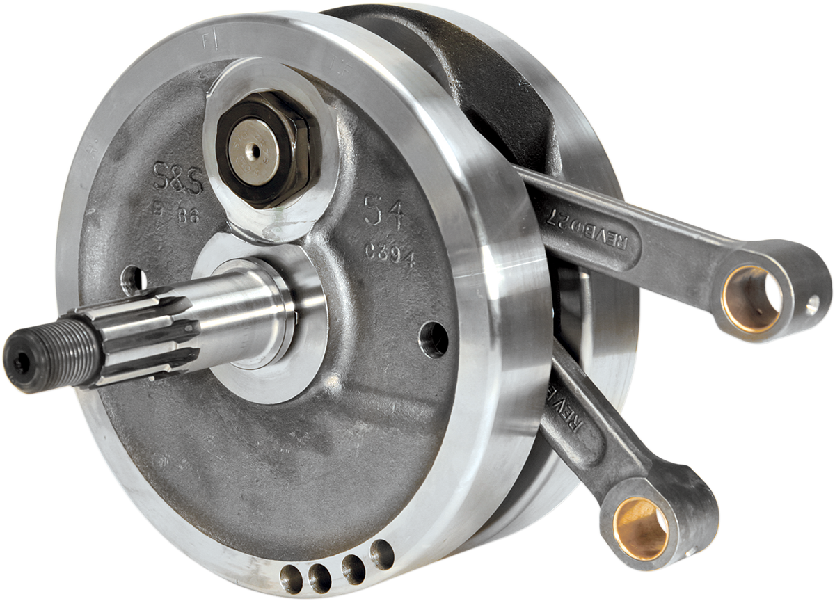 S&S Cycle® 4-1/4" Bore Forged Steel Flywheel Assembly for 1970-1984 ...