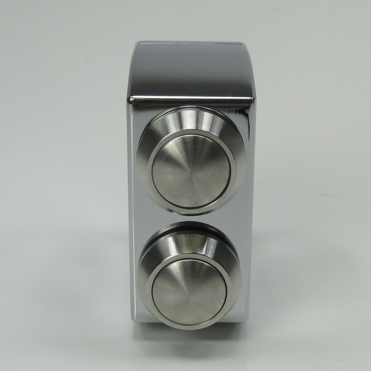 2-Button Switch Block for 1" Handlebars - Chrome Billet Aluminum ...