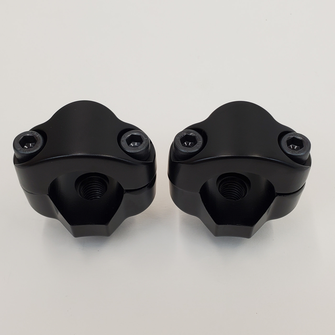 Satin Black 1-5/8" Risers for 1-1/4" Fatbar Handlebars – Fits 2006 ...