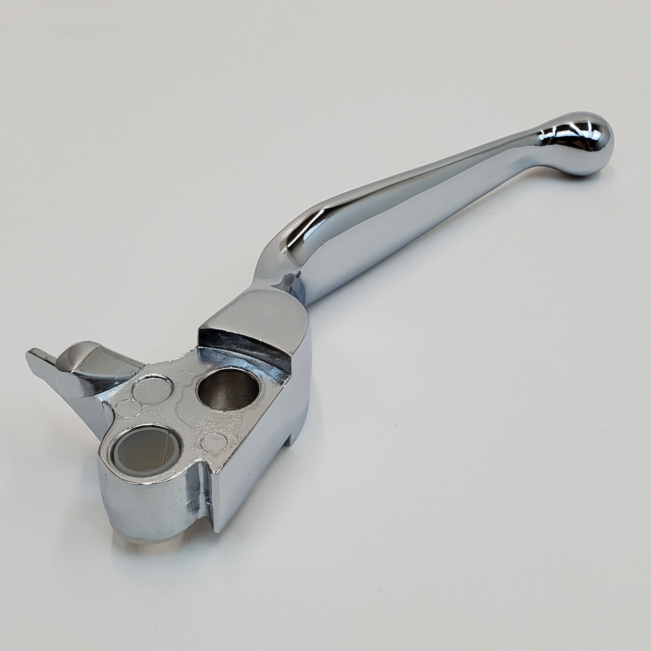 Chrome Smooth Wide Blade Brake & Clutch Levers for 1996-2007 Harley ...