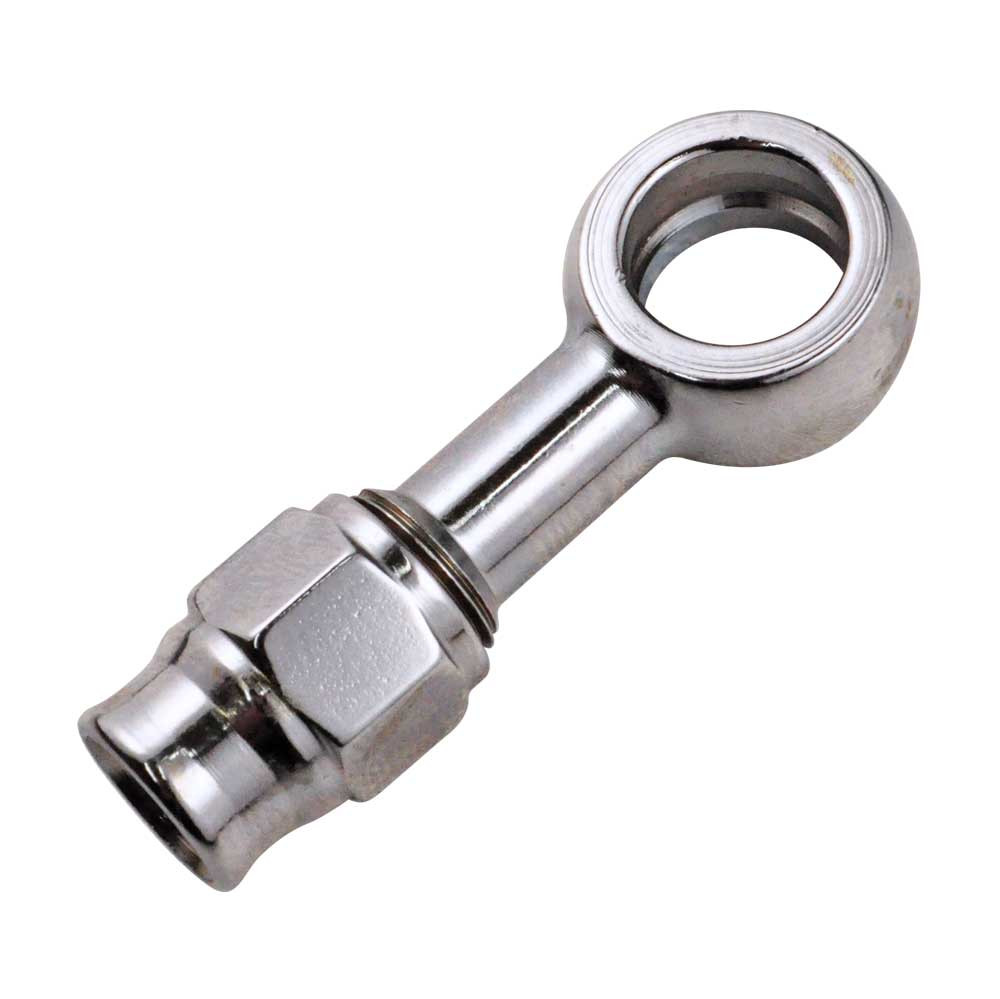 Goodridge® 10mm Straight Chrome Banjo Bolt Fitting with Ferrule ...