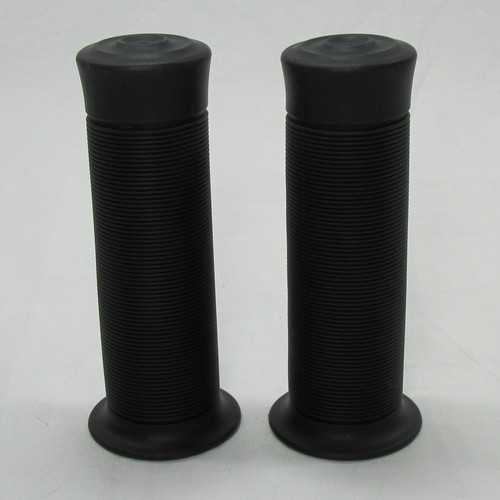 Ribbed Rubber Motorcycle Grips | 1 inch Motorcycle Grips