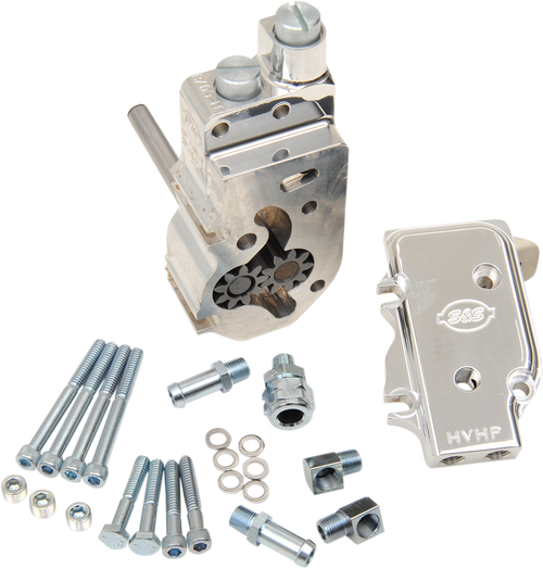 S&S Cycle® Raw High Volume/High Pressure (HVHP) Polished Billet Oil ...