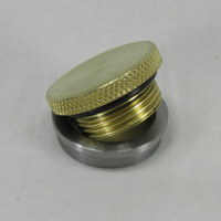 Solid Brass Gas Caps for Custom Gas Tanks - Billet Proof Designs