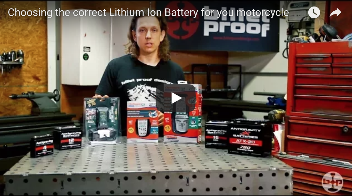 Choosing the Correct Lithium Ion Battery for Your Motorcycle - Billet ...