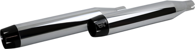 KHROME WERKS 3-1/2" Softail Shredder Slip-On Mufflers - Chrome 202520 ...