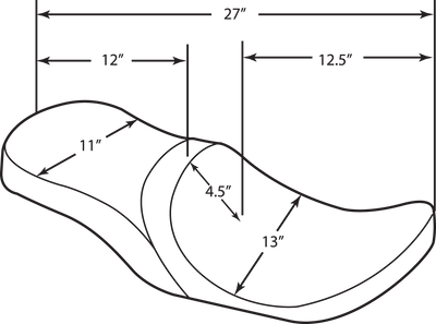 DRAG SPECIALTIES Low Touring Seat - Diamond - Ness Winged Tanks - FL ...