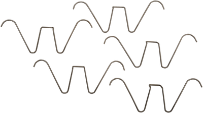 DRAG SPECIALTIES Headlight Bezel Springs - 5 Pack L20-6117-S - Billet ...