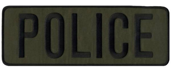 Hero's Pride Reflective Police Back Patches