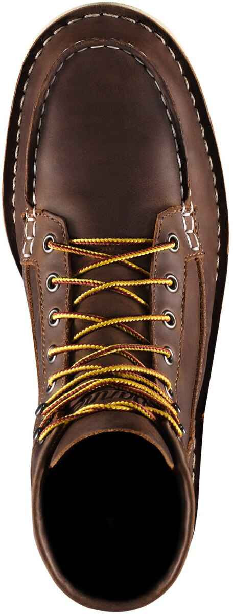 Danner Mens Bull Run Brown MOC Steel Toe 6" Boot 15564