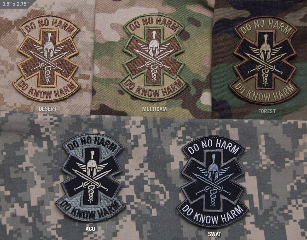 Mil-Spec Monkey Do No Harm Spartan Patch