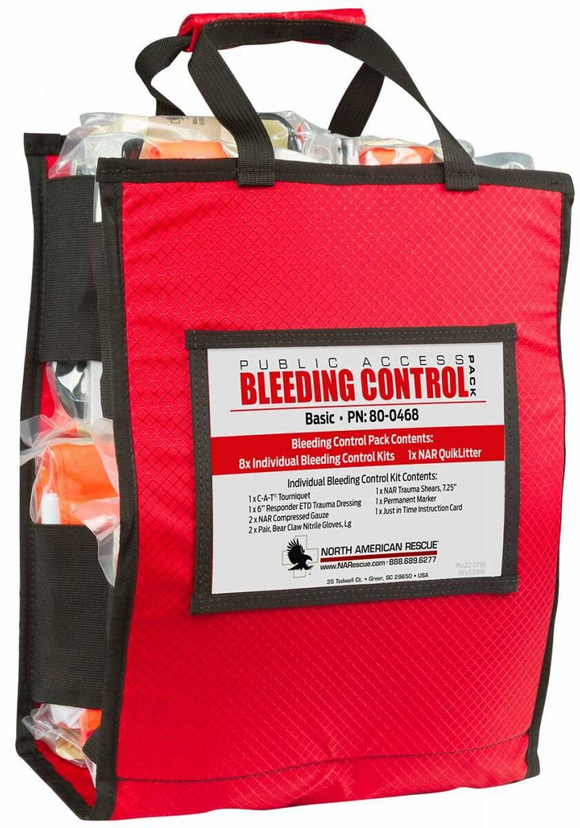 North American Rescue Public Access Bleeding Control 8-Pack Sealed