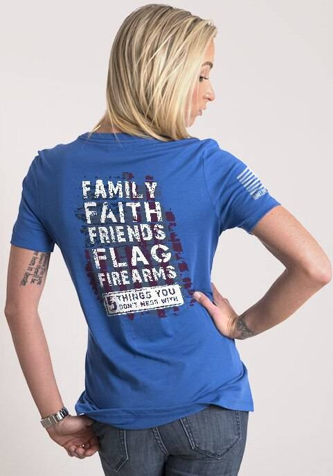 Nine Line 5 Things Womens Relaxed Fit T-Shirt short sleeve