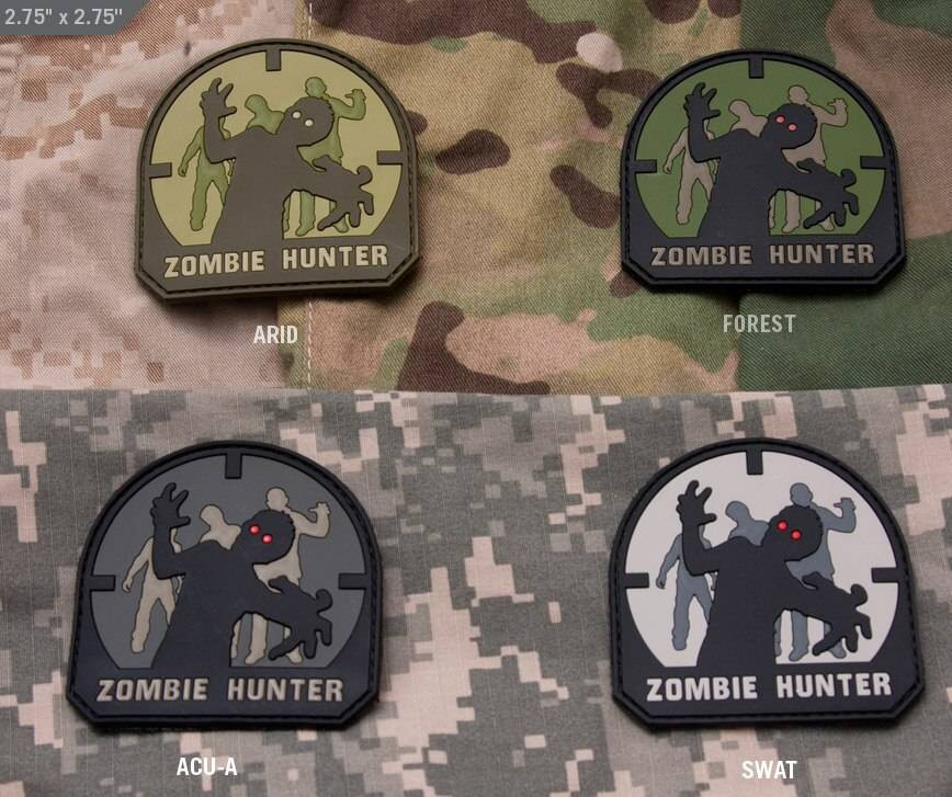 Mil-Spec Monkey Zombie Hunter PVC Patch