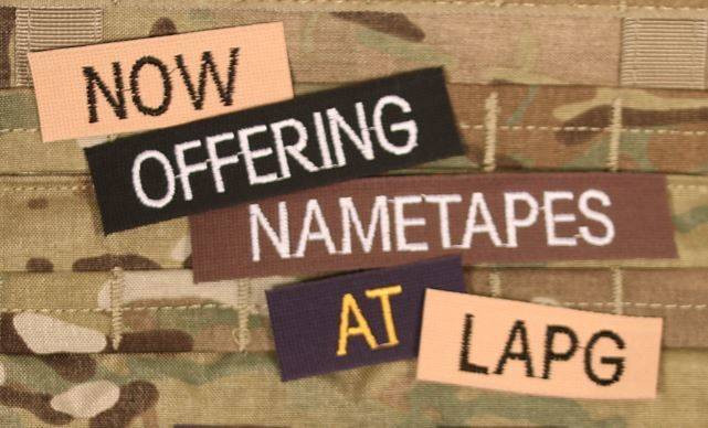 Custom Embroidered Name Tapes