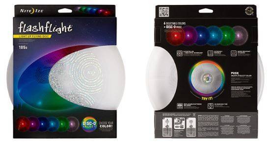 Nite Ize Flashflight Disc-O Select Light Up Flying Disc